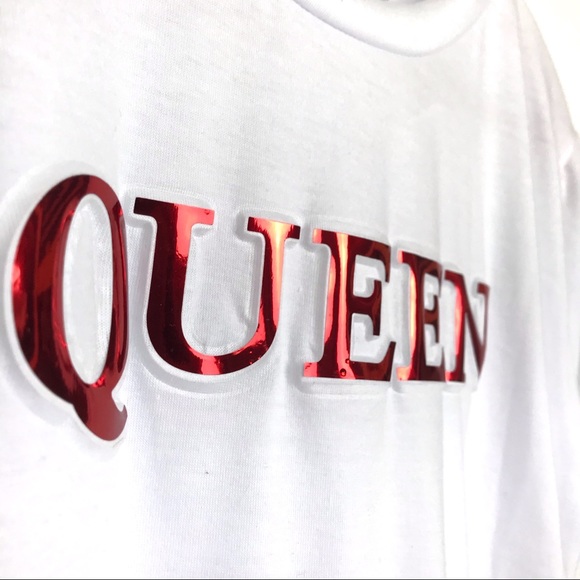 Tops | Nwt Queen Crop Top Sz Xl | Poshmark